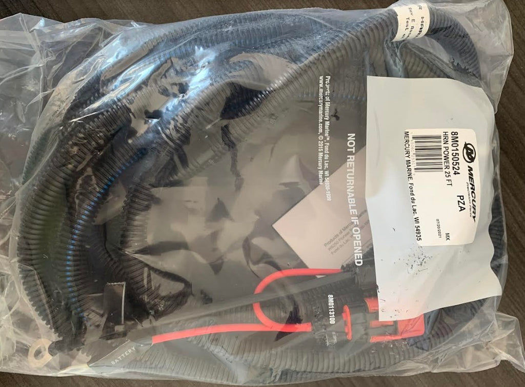 8M0150524 Mercury Marine Harness Power 25 FT Mercury Racing / 400A ...