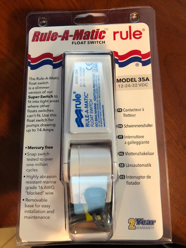 Rule-A-Matic 29-35A Float Switch / I2 – Modern Boat Sales & Service